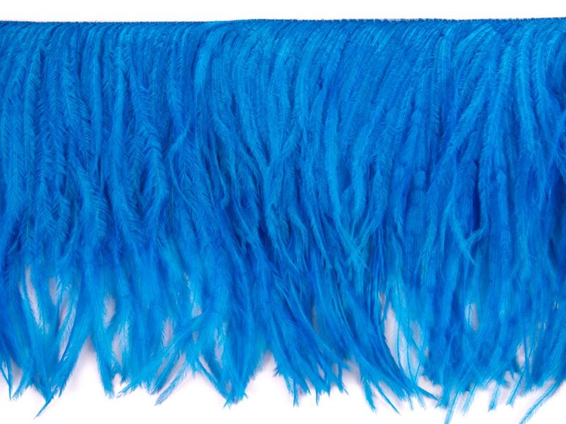 Ostrich Feather Fringe | Dyed Feather Carnival & Costume Fringes