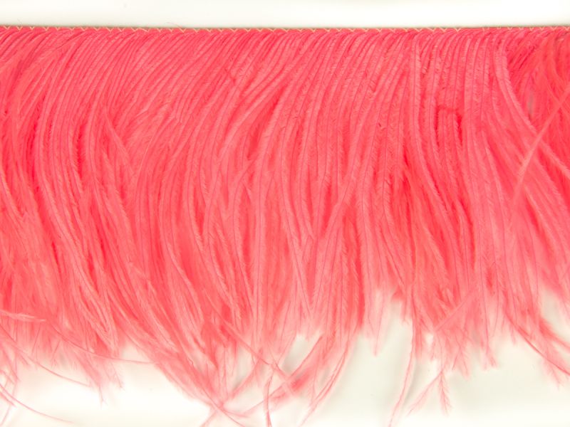 Ostrich Feather Fringe | Dyed Feather Carnival & Costume Fringes