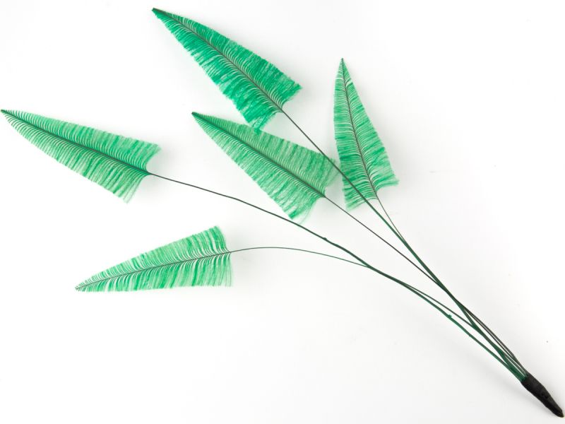 Stripped Ostrich Feather spray for hats and fascinators