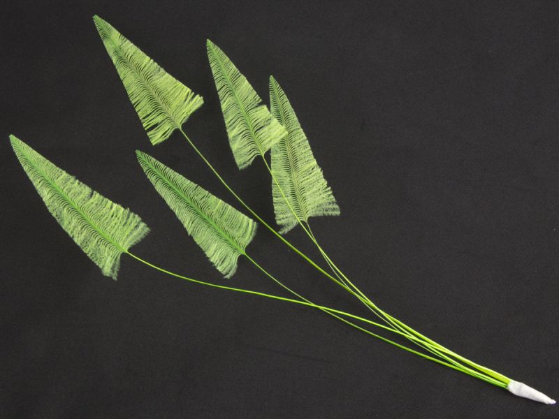 Stripped Ostrich Feather spray for hats and fascinators