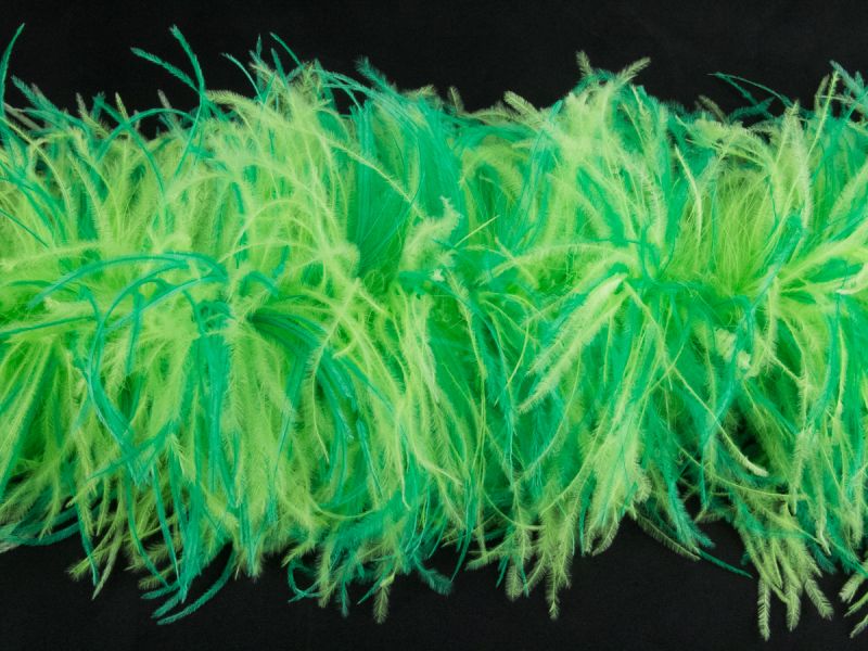 Feather Boas - Two-Tone Dyed Ostrich Feather Boa