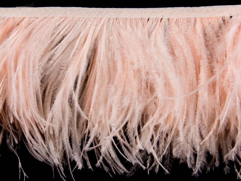 Ostrich Feather Fringes | 4 Ply Coloured Feather Costume Fringe