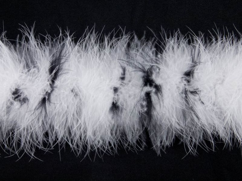 Two Tone Ripple Marabout Feather Boa