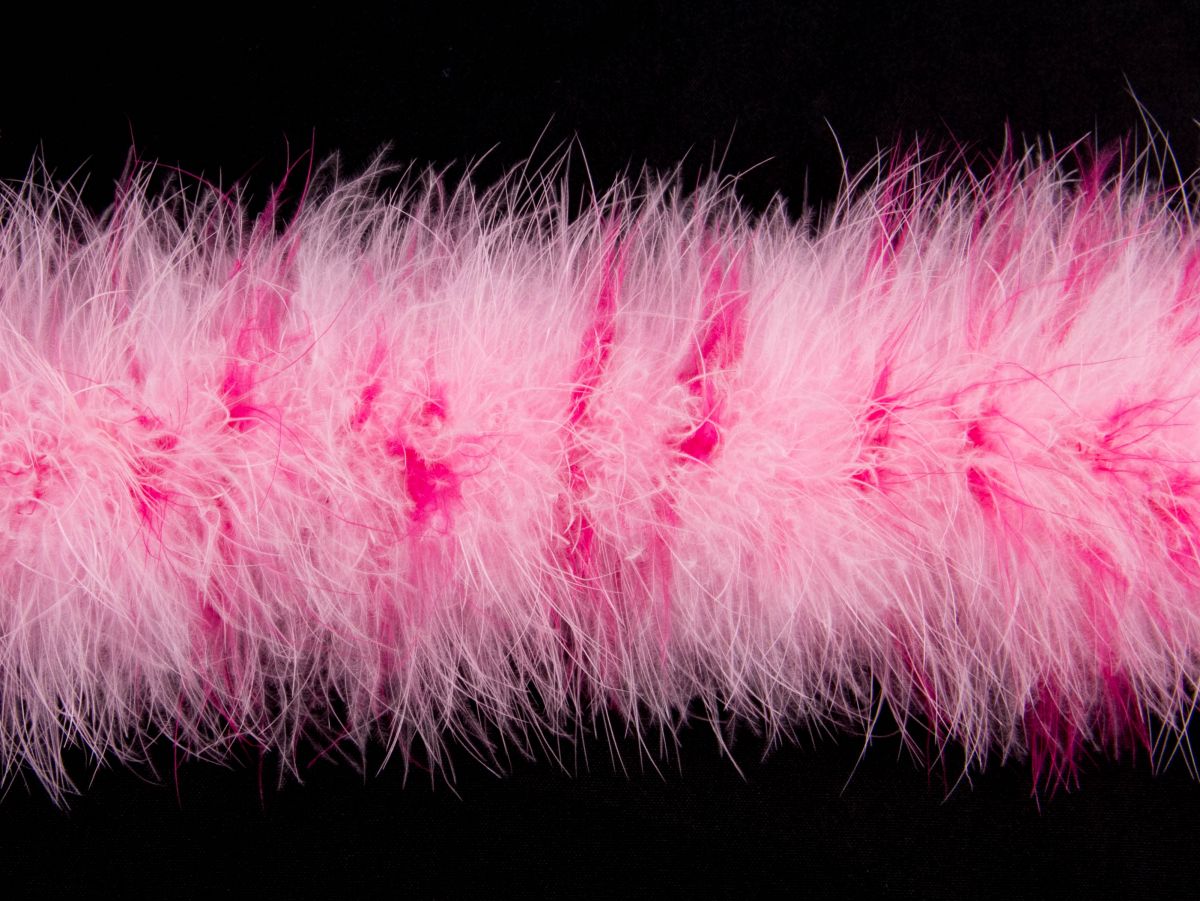 Two Tone Ripple Marabout Feather Boa