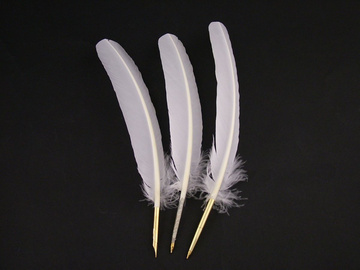 Feather Pens | Traditional Turkey Feather Ballpoint Pen
