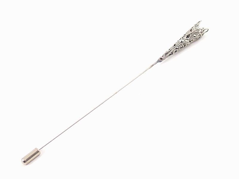 Traditional high quality nickel plated Hat Pin